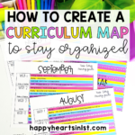 Creating a Curriculum Map to Stay Organized - Happy Hearts in 1st