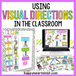Using Visual Directions in the Classroom - Happy Hearts in 1st