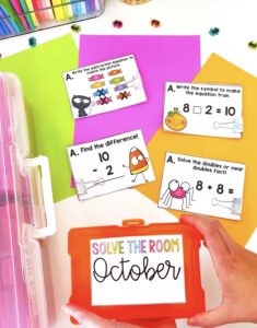 Halloween Classroom Activities in First Grade - Happy Hearts in 1st