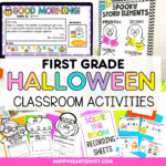 Halloween Classroom Activities in First Grade - Happy Hearts in 1st