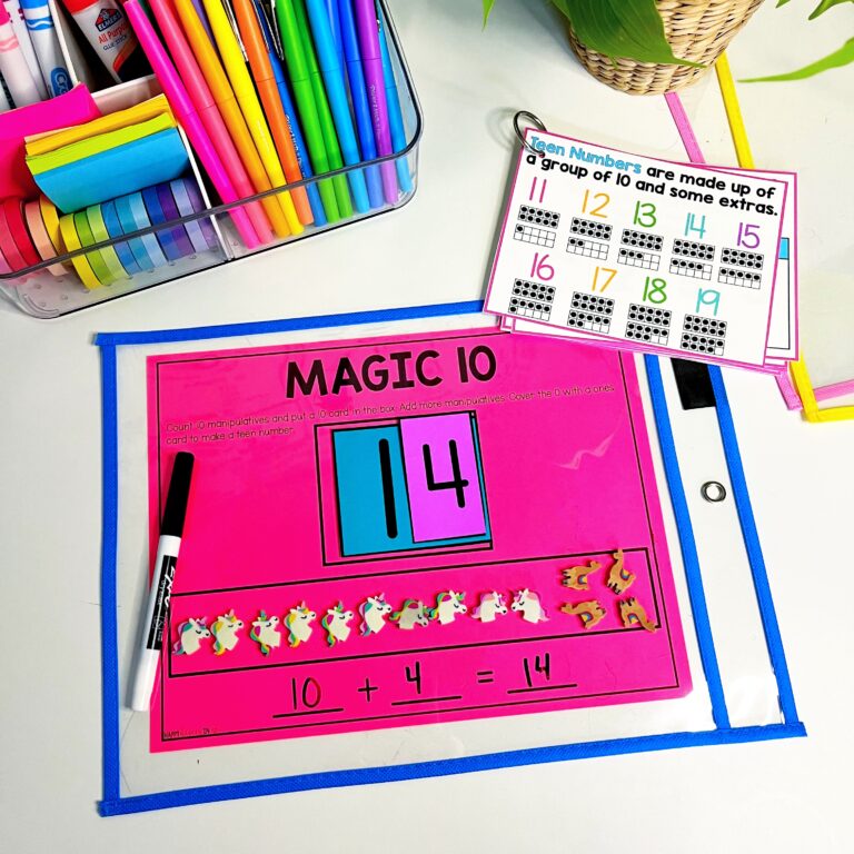 6 Engaging Ideas to Teach Place Value in 1st Grade - Happy Hearts in 1st