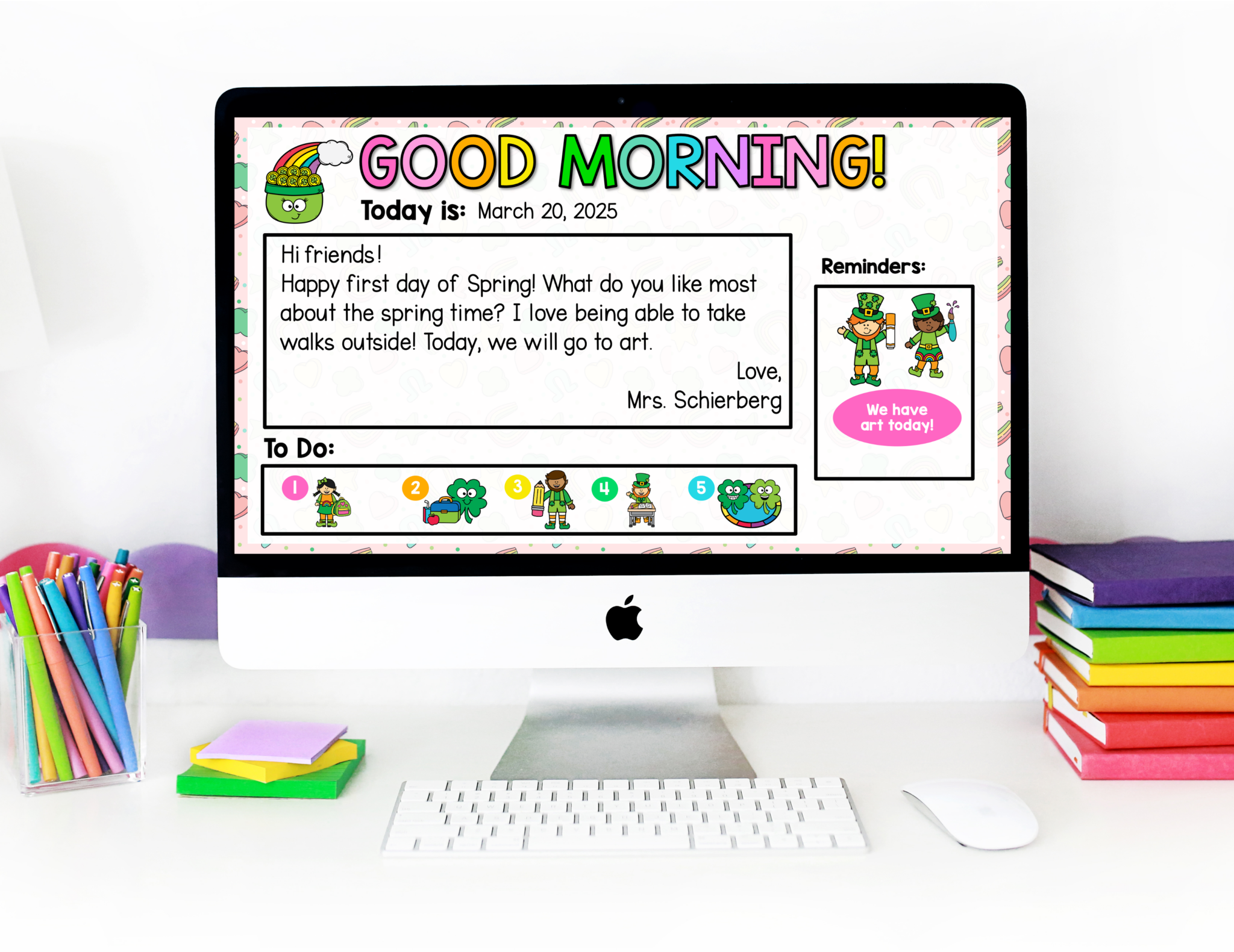 St. Patrick's Day Activities for 1st Grade - Happy Hearts in 1st