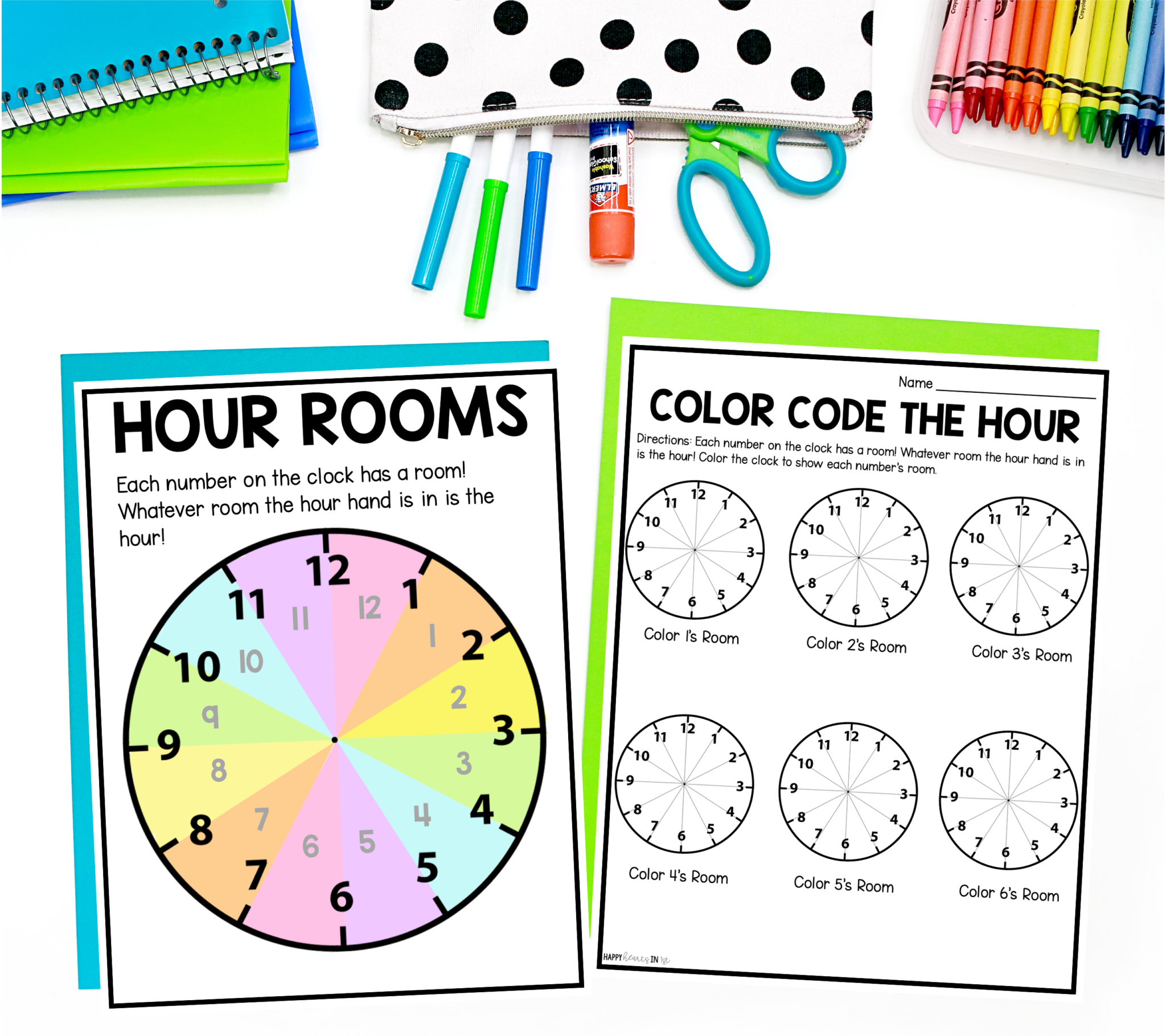 Telling Time 1st Grade Tips and Tricks - Happy Hearts in 1st