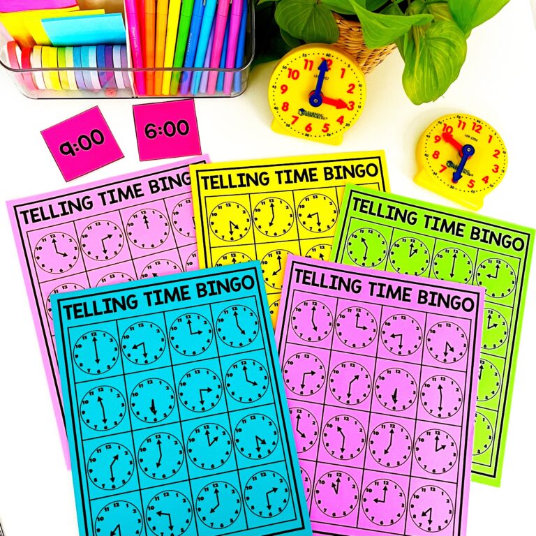 Telling Time 1st Grade Tips and Tricks - Happy Hearts in 1st