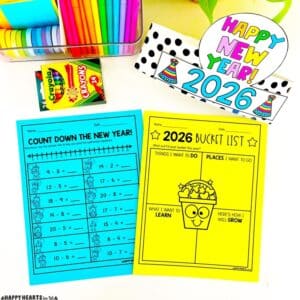 8 Classroom New Year's Activities for after Winter Break - Happy Hearts ...