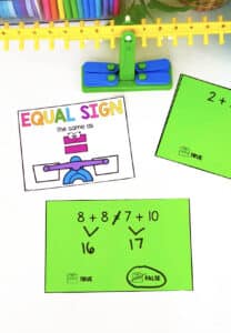 4 Activities to Teach Balancing Equations in 1st Grade - Happy Hearts ...