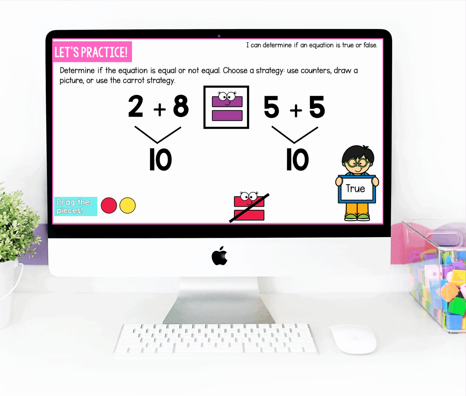 4 Activities to Teach Balancing Equations in 1st Grade - Happy Hearts ...